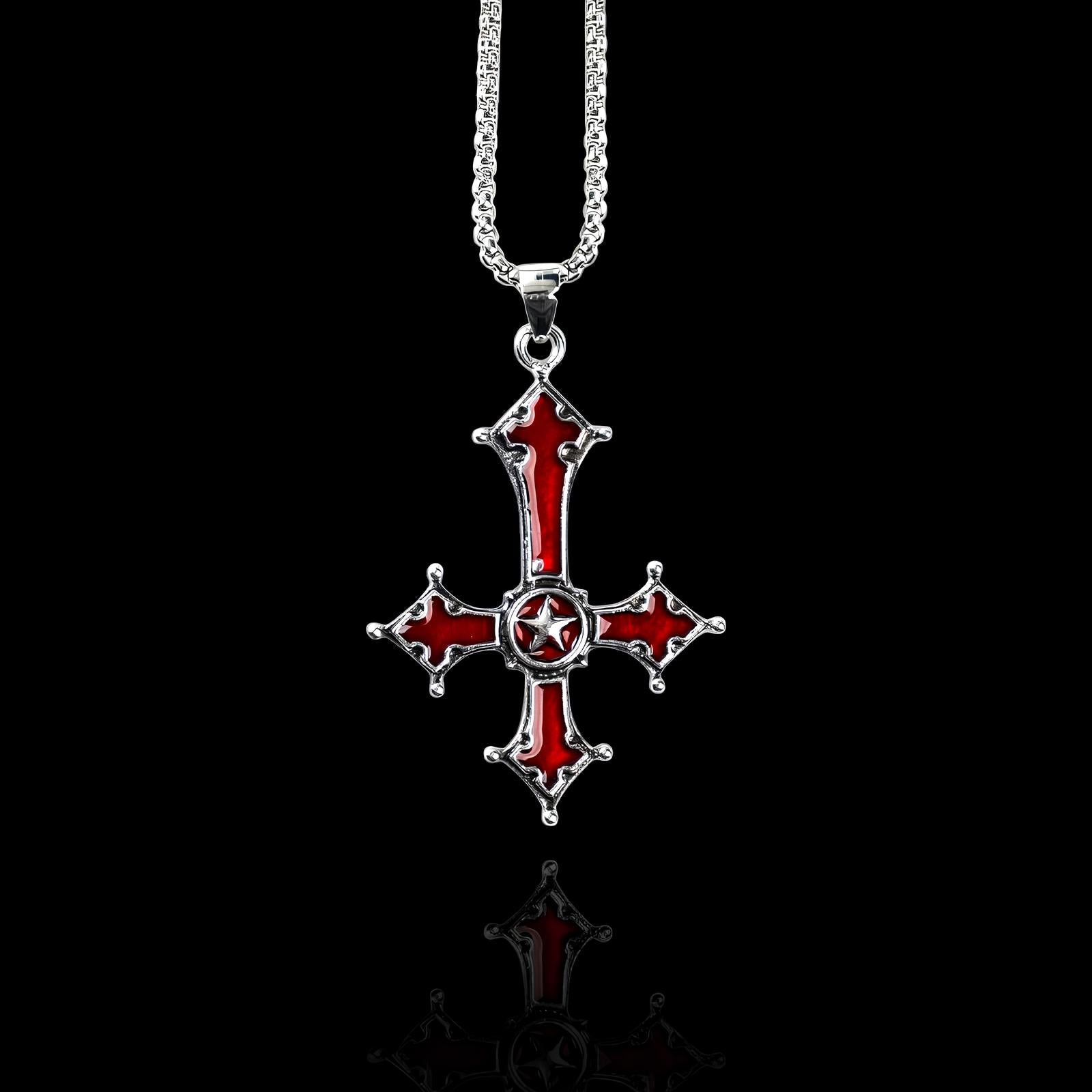 Inverted Cross Necklace – Toxxica